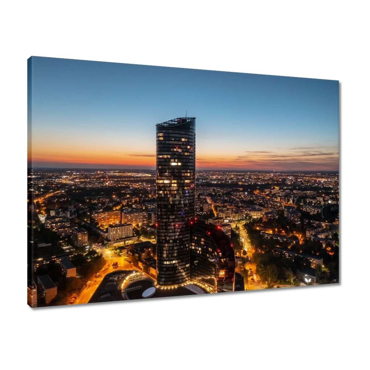 Obraz 70x50 Wrocław noc panorama - ZeSmakiem | Sklep EMPIK.COM