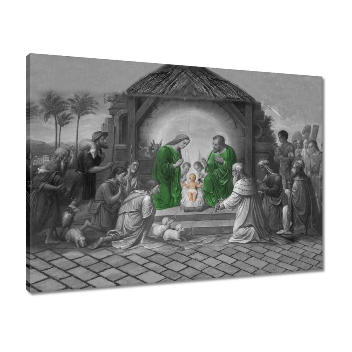 Obraz 70x50 Żłóbek Stajenka Jezusek - ZeSmakiem | Sklep EMPIK.COM