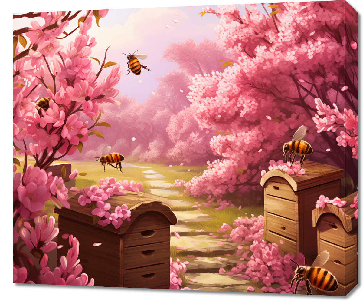 Obraz 70x60cm Życie w Ulach - Inna marka | Sklep EMPIK.COM