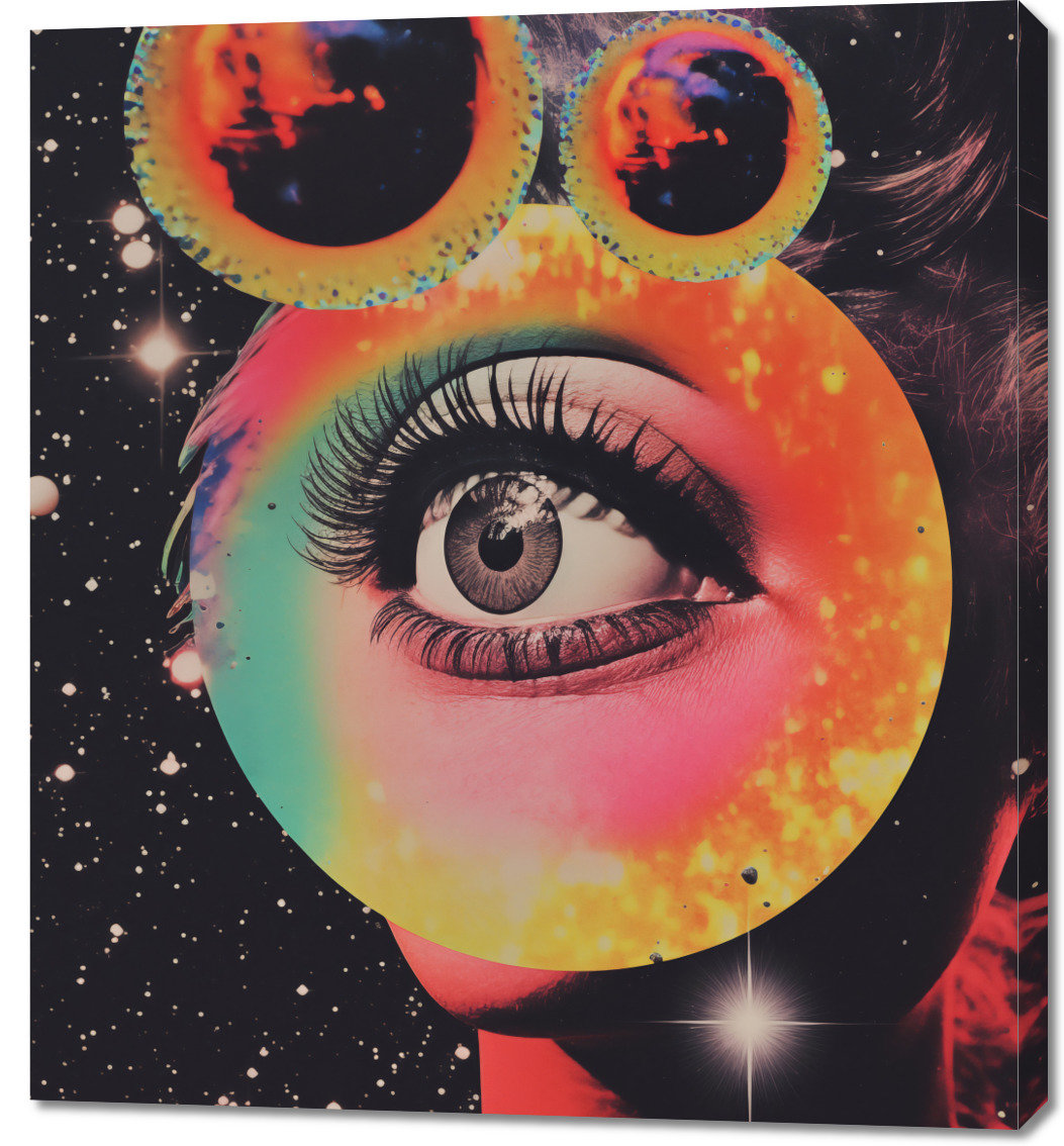 Obraz 90x100cm Oko w Kosmosie - Inna marka | Sklep EMPIK.COM