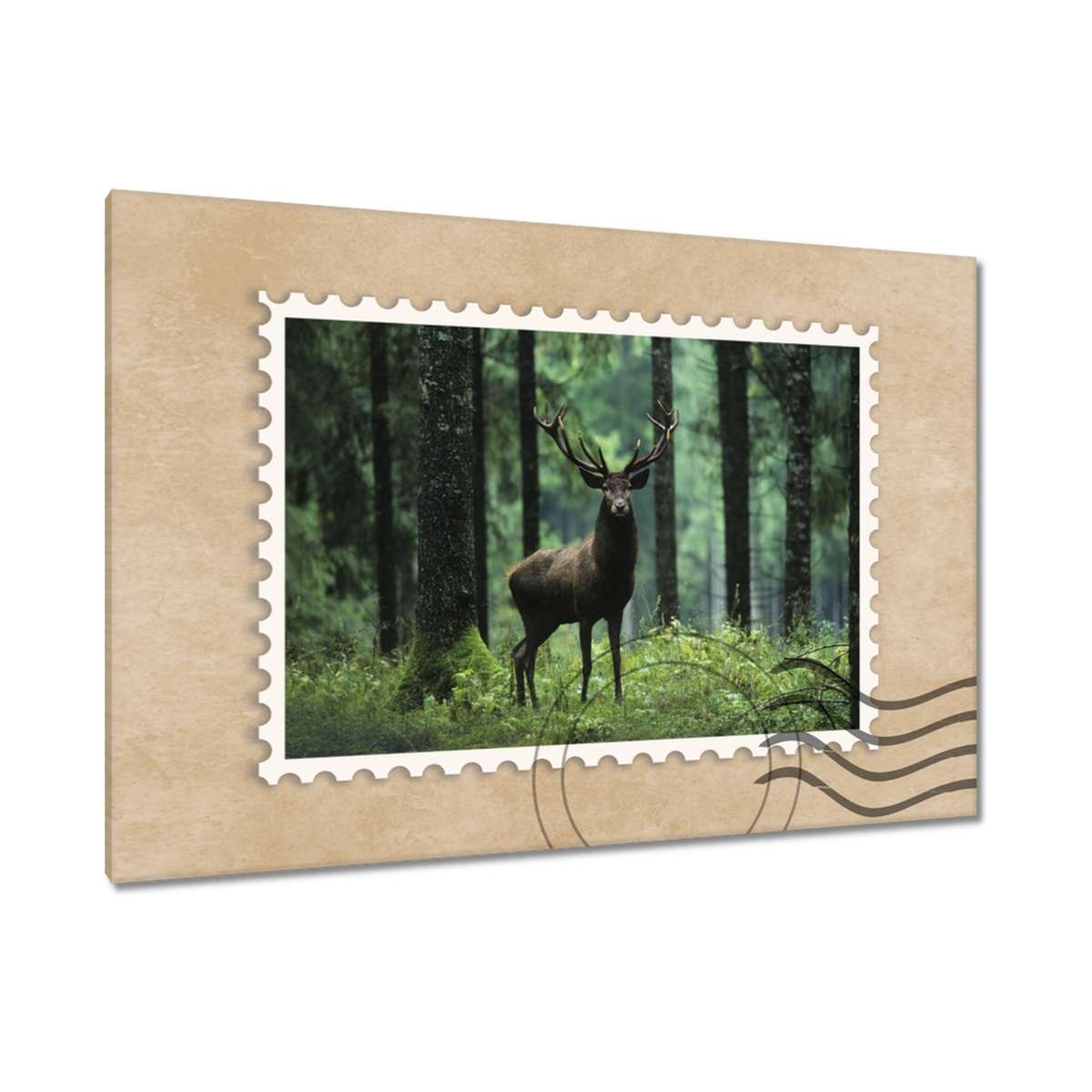 Obraz 90x60cm Jeleń w lesie - ZeSmakiem | Sklep EMPIK.COM