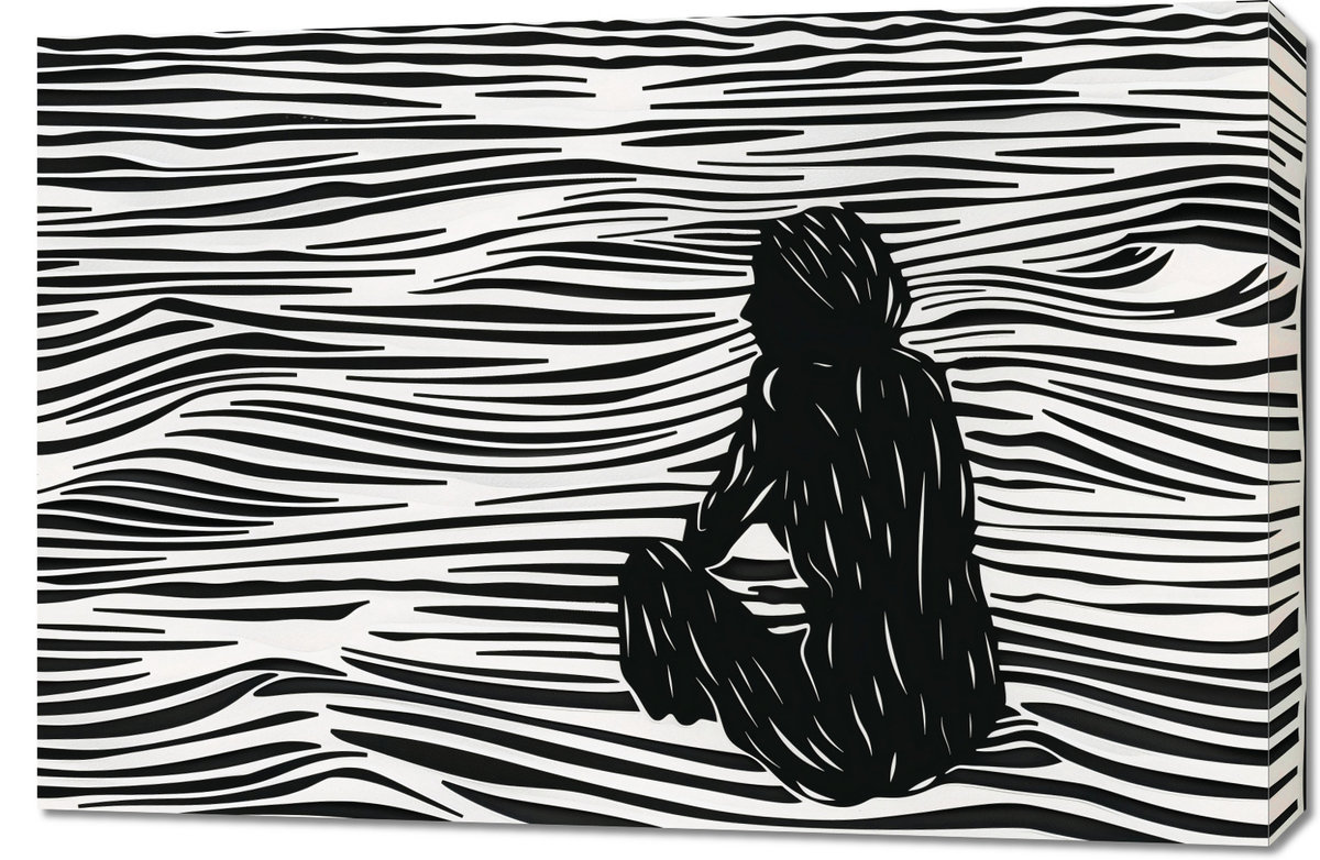 Obraz 90x60cm Złożone Fluidalne Linie - Inna marka | Sklep EMPIK.COM