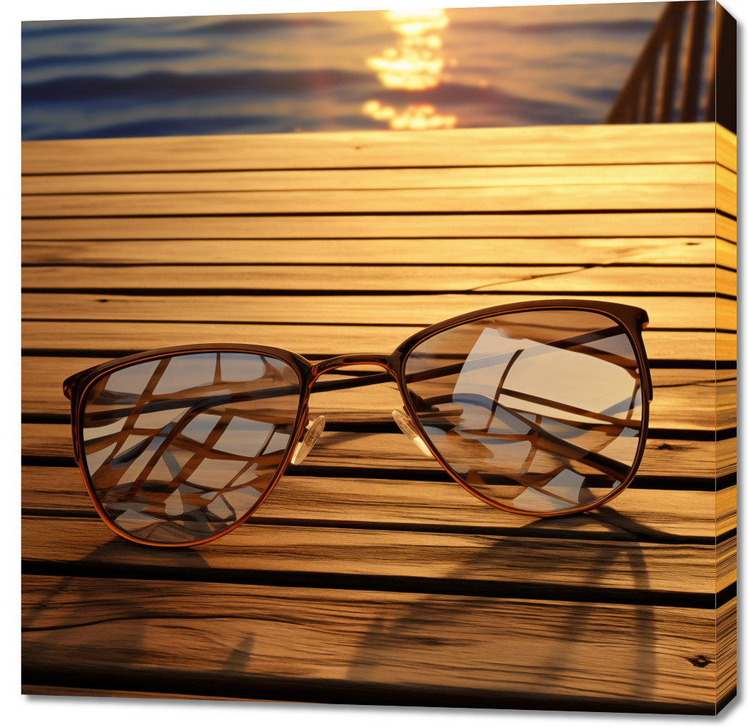 Obraz 90x90cm Lato w Odbiciu - Inna marka | Sklep EMPIK.COM