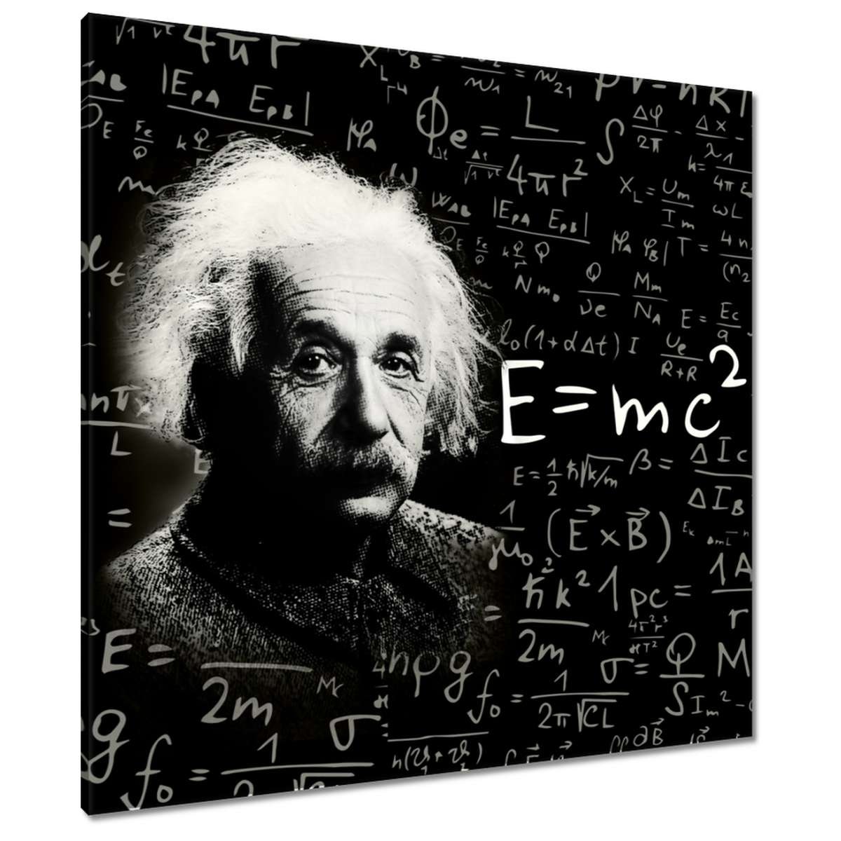 Obraz Albert Einstein, 80x80cm - ZeSmakiem | Sklep EMPIK.COM
