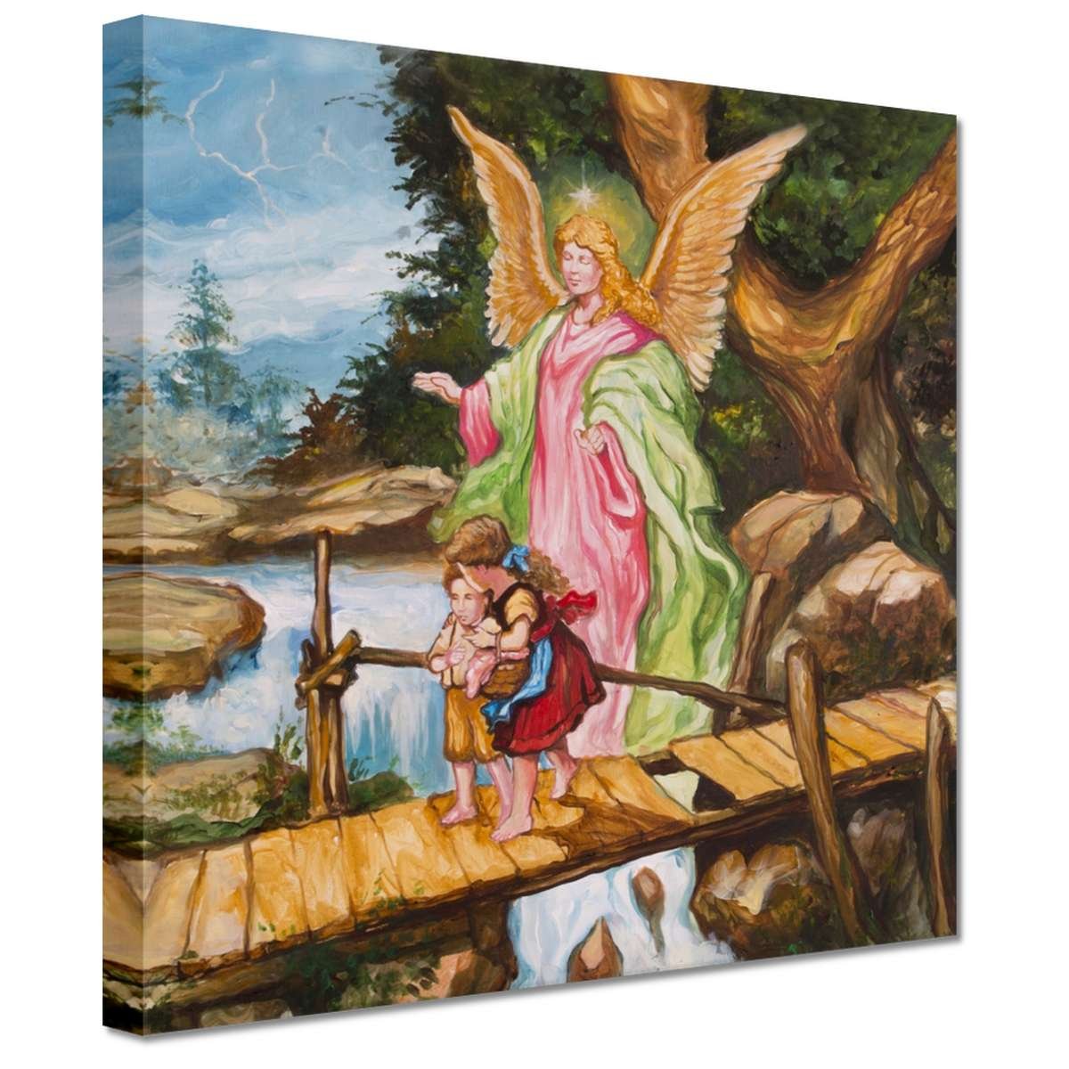 Obraz Anioł Stróż, 20x20cm - ZeSmakiem | Sklep EMPIK.COM