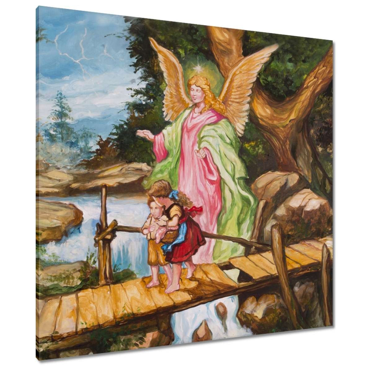 Obraz Anioł Stróż, 90x90cm - ZeSmakiem | Sklep EMPIK.COM