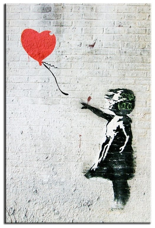 obraz Artysta uliczny BANKSY 60x90cm abstrakcja - Inna marka | Sklep ...