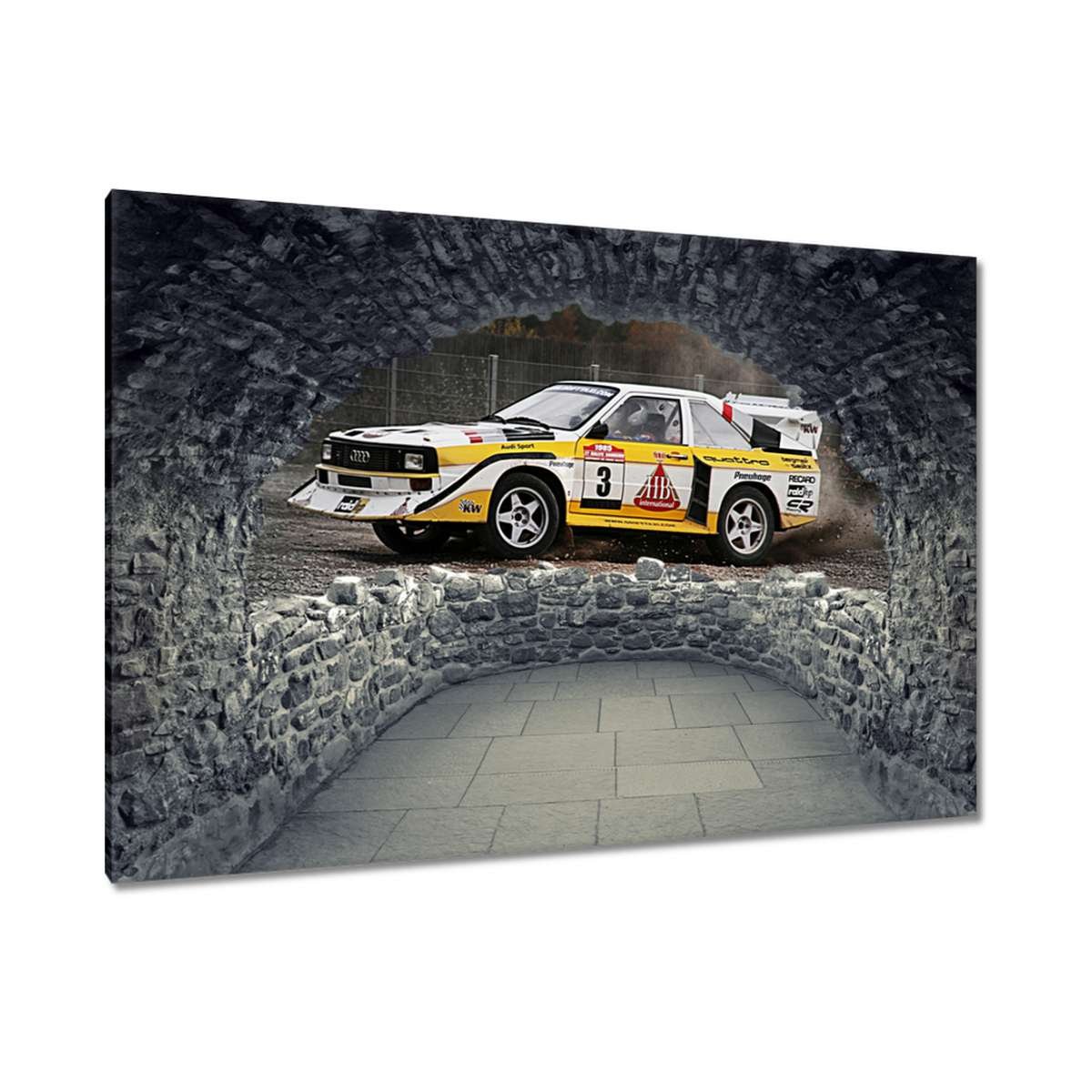 Obraz Audi Quattro Drift bokiem, 120x80cm - ZeSmakiem | Sklep EMPIK.COM