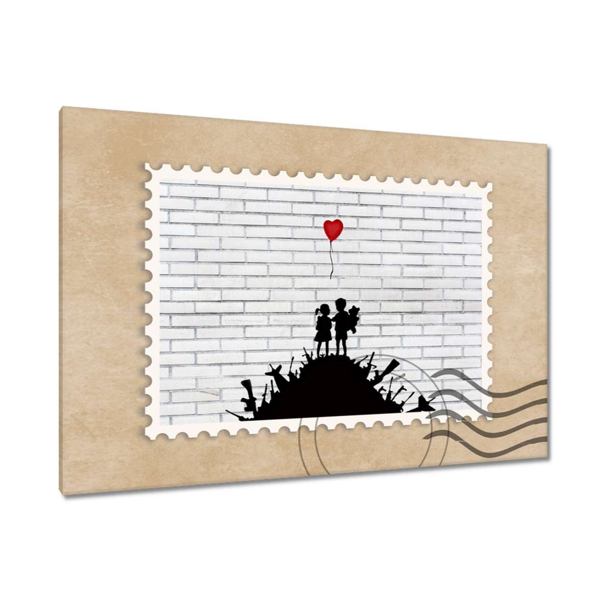 Obraz Banksy Góra broni Balon, 90x60cm - ZeSmakiem | Sklep EMPIK.COM