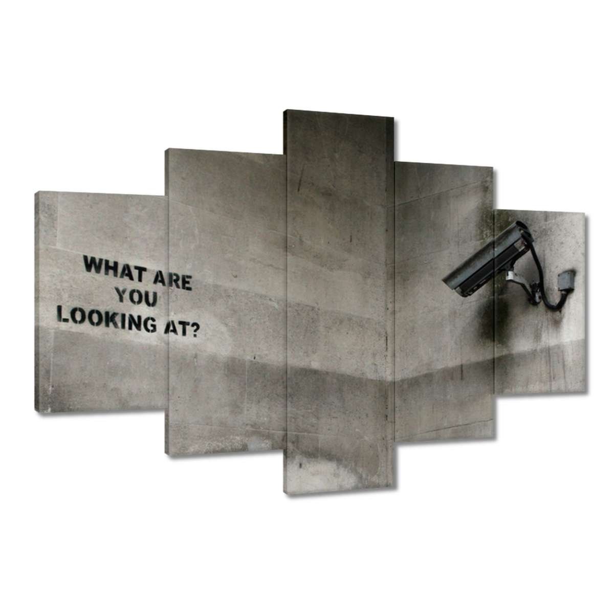 Obraz Banksy Kamera, 120x80cm - ZeSmakiem | Sklep EMPIK.COM