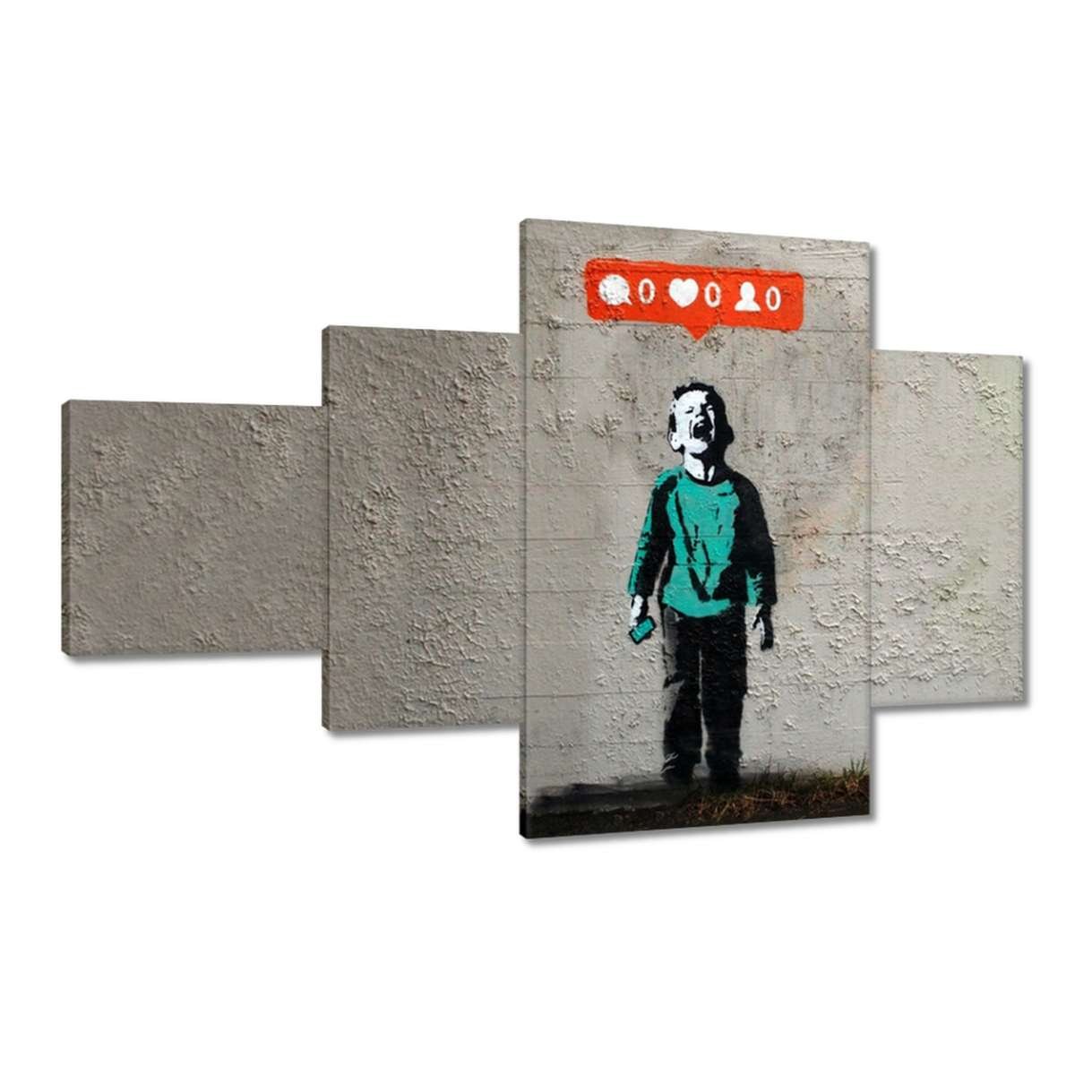 Obraz Banksy Like, 130x80cm - ZeSmakiem | Sklep EMPIK.COM