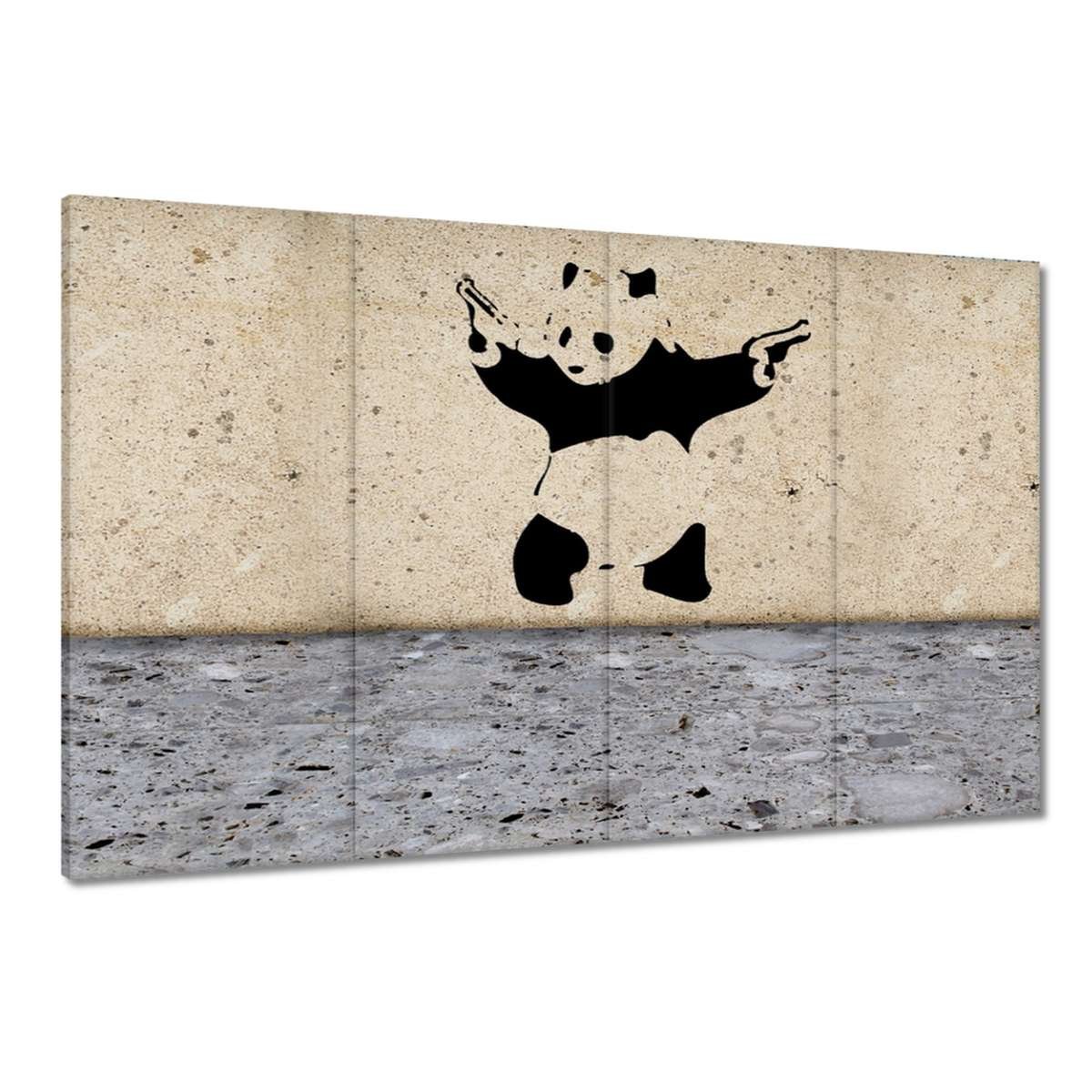 Obraz Banksy Panda, 120x80cm - ZeSmakiem | Sklep EMPIK.COM