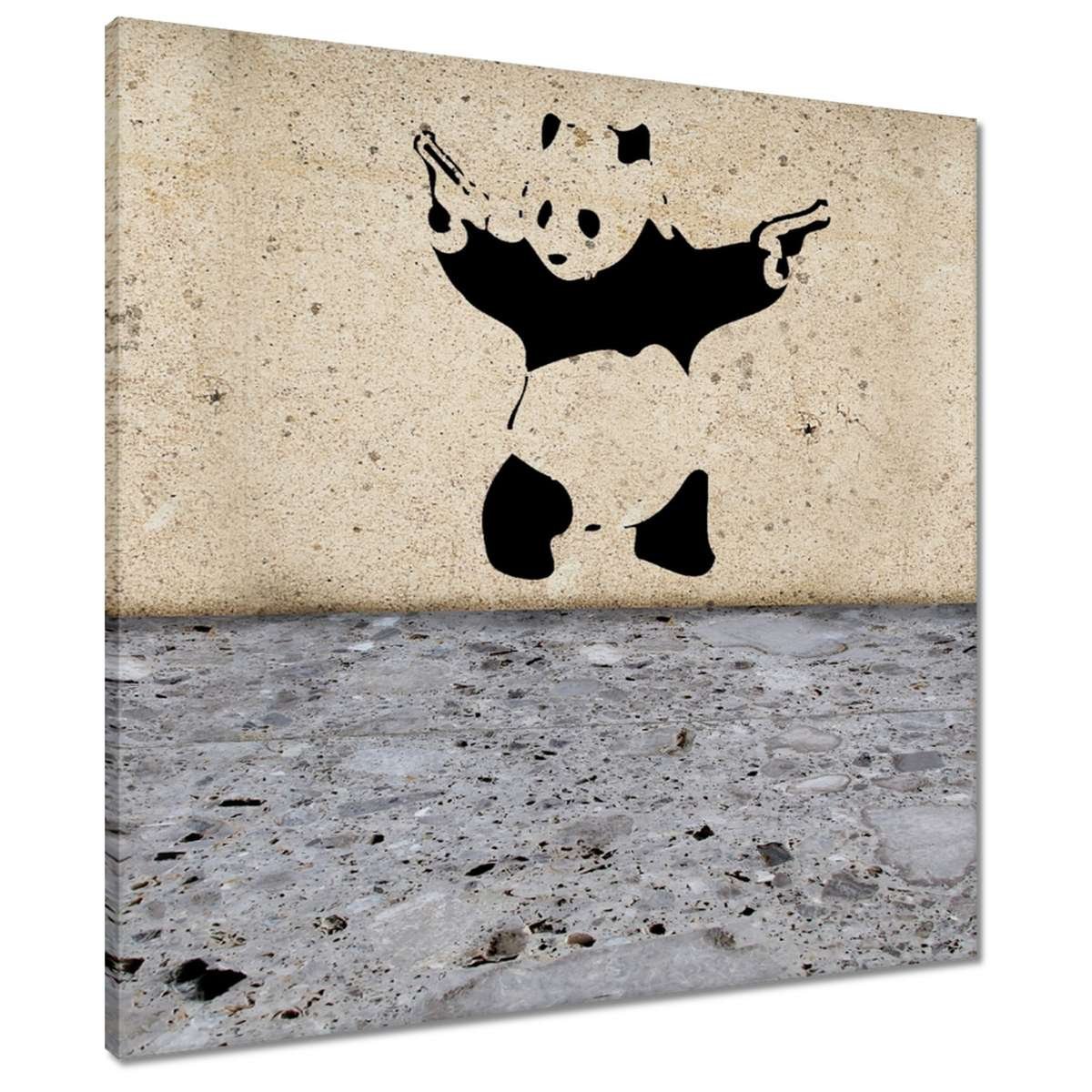 Obraz Banksy Panda, 60x60cm - ZeSmakiem | Sklep EMPIK.COM