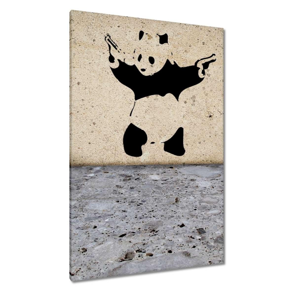 Obraz Banksy Panda, 80x120cm - ZeSmakiem | Sklep EMPIK.COM
