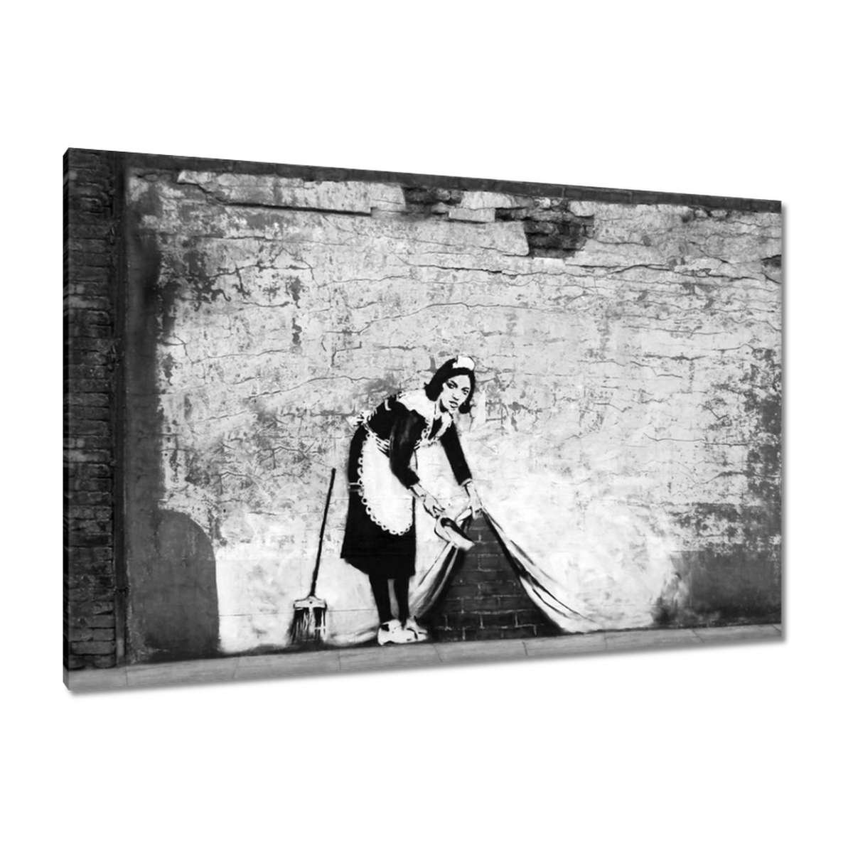 Obraz Banksy Pokojówka, 120x80cm - ZeSmakiem | Sklep EMPIK.COM