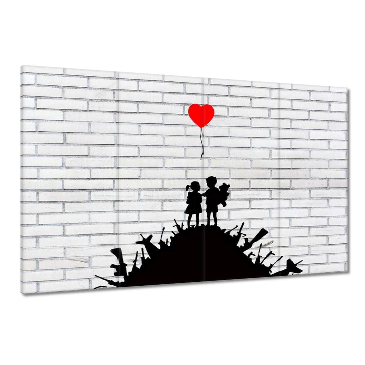Obraz Banksy Sterta broni Balon, 120x80cm - ZeSmakiem | Sklep EMPIK.COM