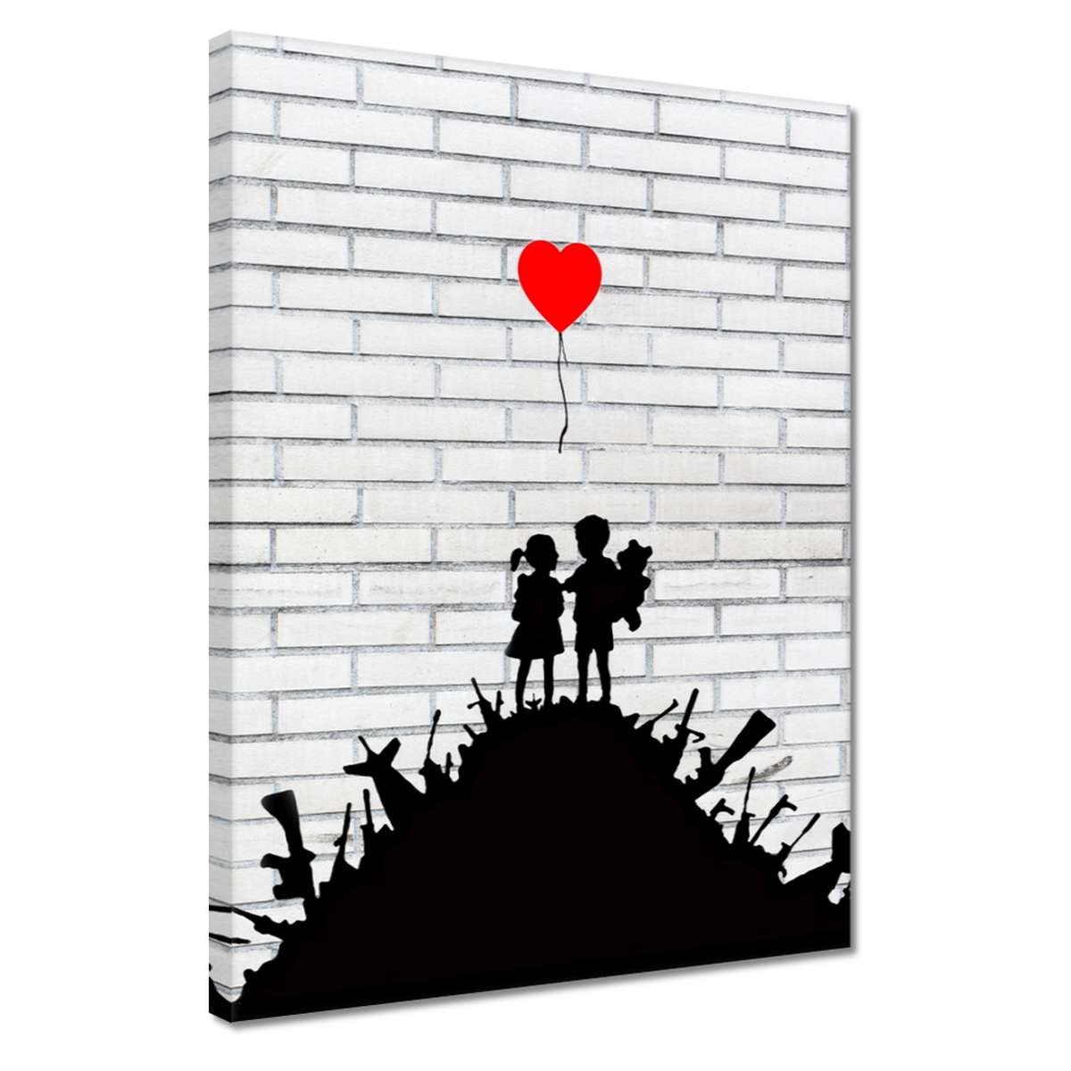 Obraz Banksy Sterta broni Balon, 30x40cm - ZeSmakiem | Sklep EMPIK.COM