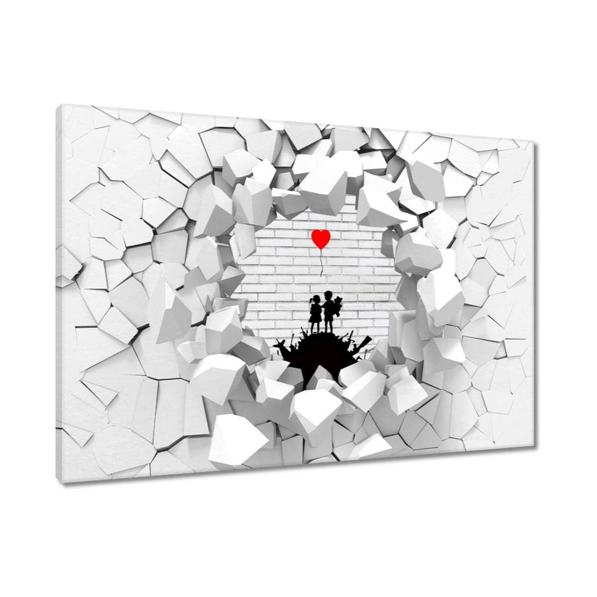 Obraz Banksy Sterta broni Balon, 60x40cm - ZeSmakiem | Sklep EMPIK.COM