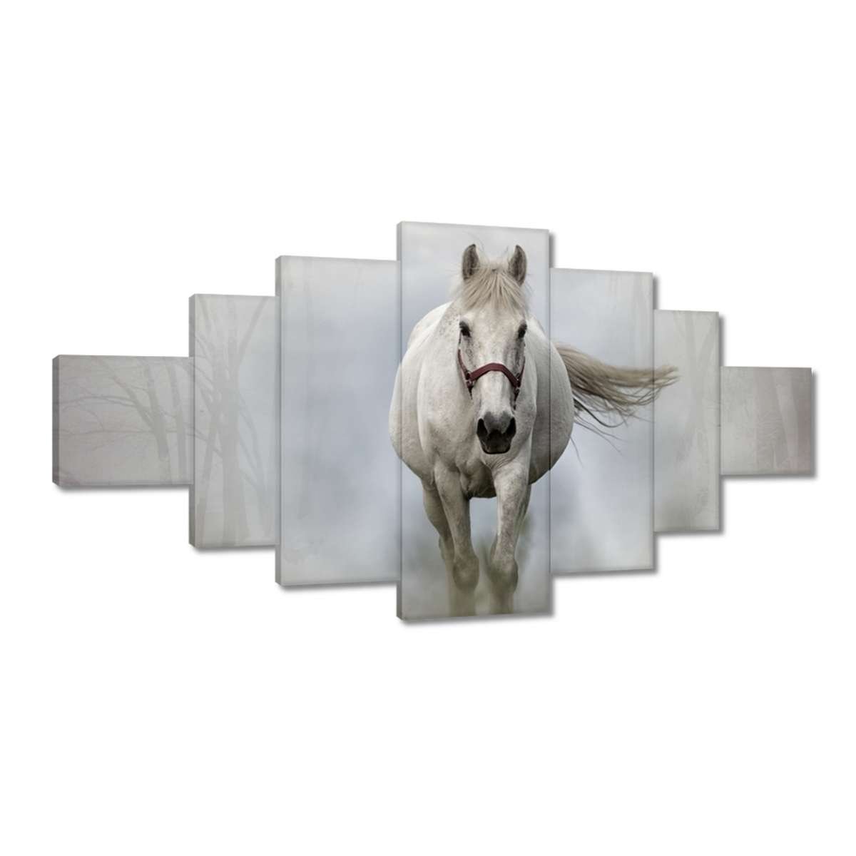 Obraz Biały koń, 200x100cm - ZeSmakiem | Sklep EMPIK.COM