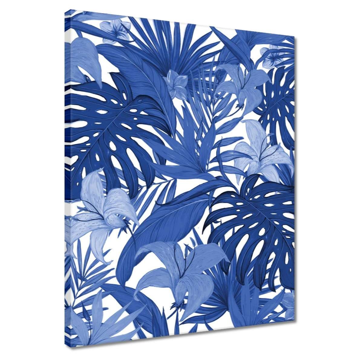 Obraz Classic Blue Monstera, 40x50cm - ZeSmakiem | Sklep EMPIK.COM