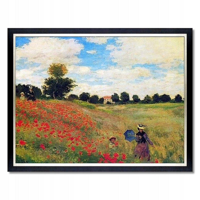 OBRAZ Claude Monet POLE MAKÓW + rama na prezent - Inna marka | Sklep ...