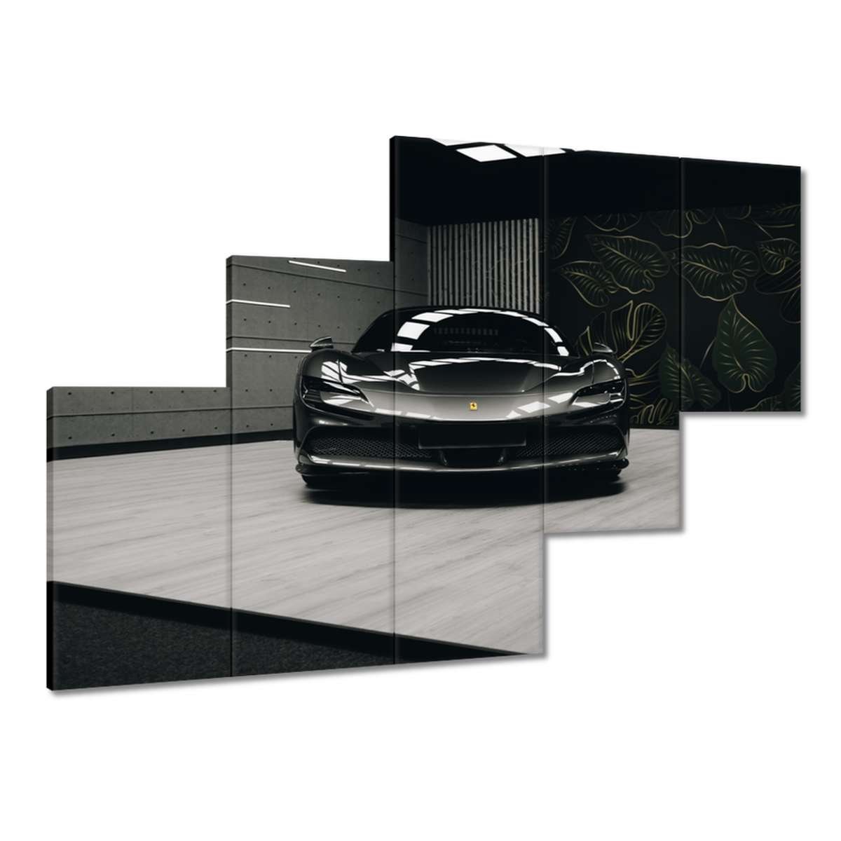 Obraz Czarne Ferrari Samochód, 150x105cm - ZeSmakiem | Sklep EMPIK.COM