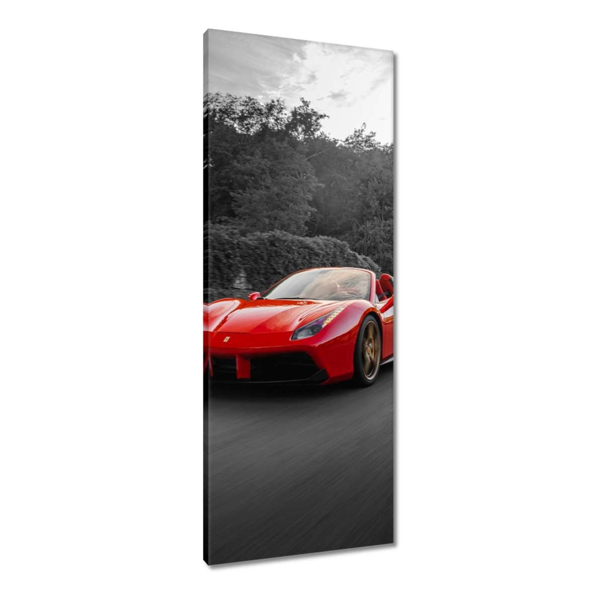 Obraz Czerwone Ferrari, 40x100cm - ZeSmakiem | Sklep EMPIK.COM