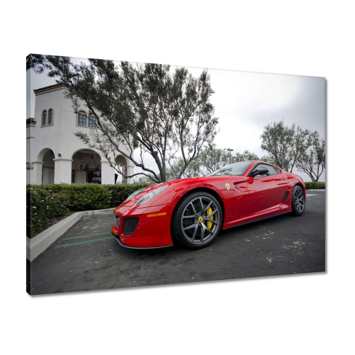 Obraz Czerwony samochód Ferrari, 70x50cm - ZeSmakiem | Sklep EMPIK.COM