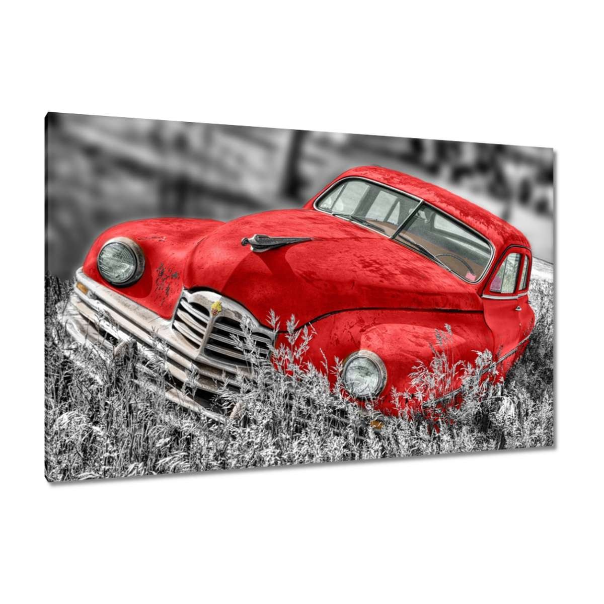 Obraz Czerwony stary samochód, 140x90cm - ZeSmakiem | Sklep EMPIK.COM