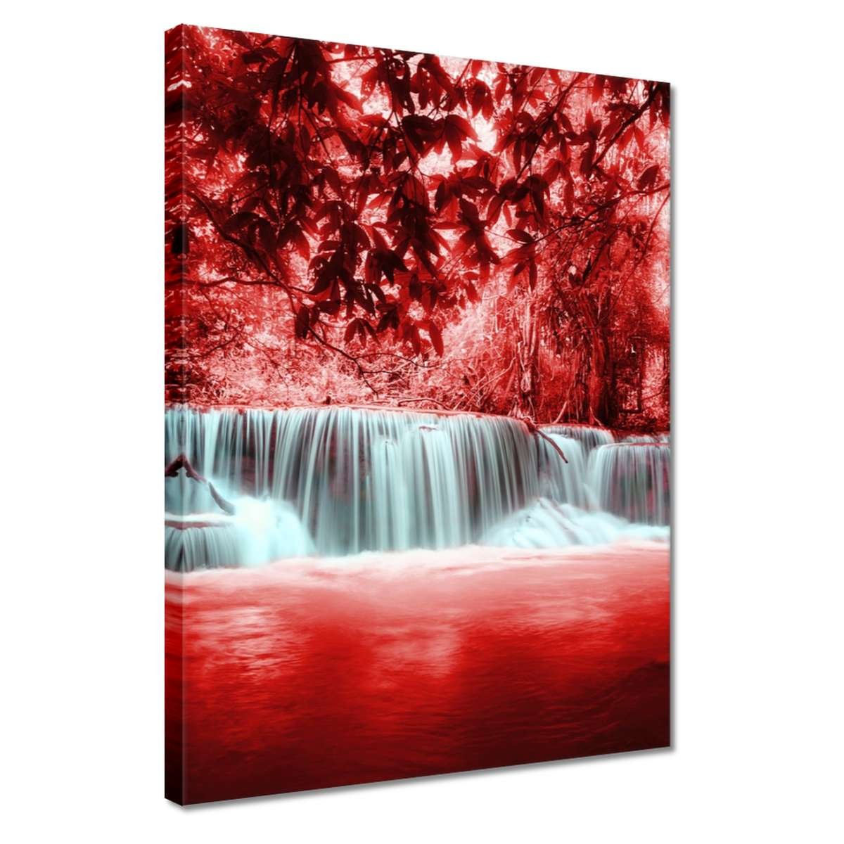 Obraz Czerwony wodospad Kaskada, 30x40cm - ZeSmakiem | Sklep EMPIK.COM