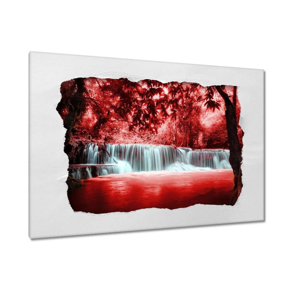 Obraz Czerwony wodospad Kaskada, 60x40cm - ZeSmakiem | Sklep EMPIK.COM