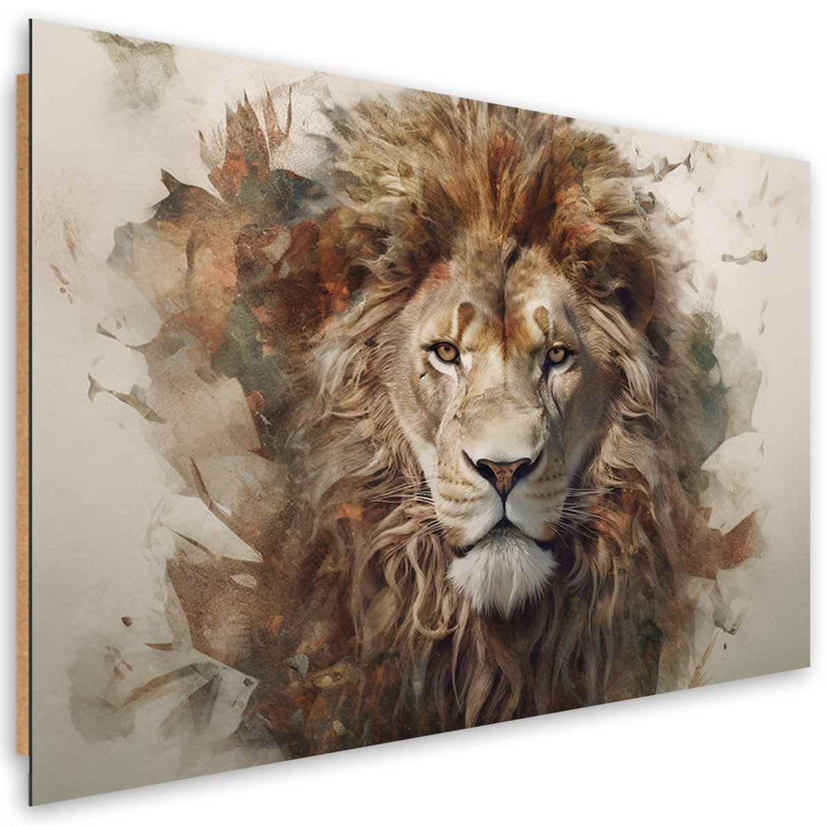 Obraz deco panel, Lew Zwierzę Afryka (Rozmiar 120x80) - Inna marka ...