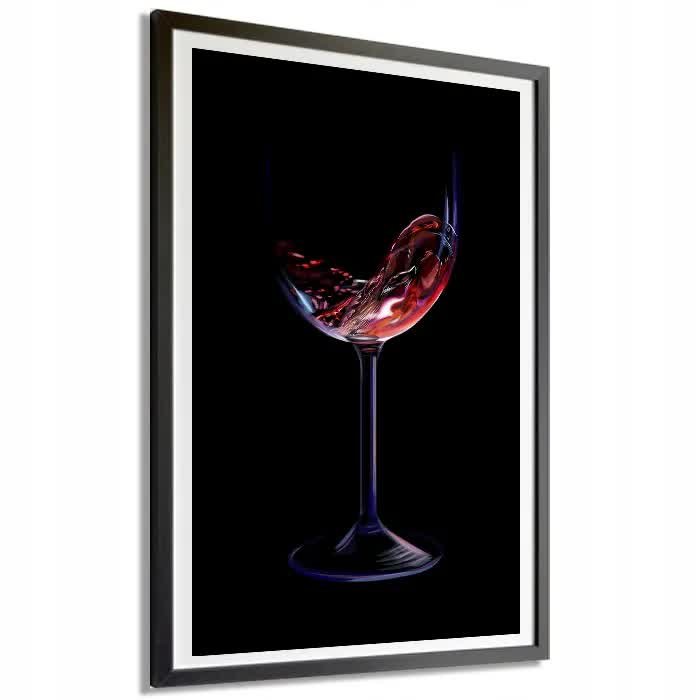 OBRAZ DEKORACYJNY 40x60cm KIELISZEK WINO MIX Wzory - Inna marka | Sklep ...