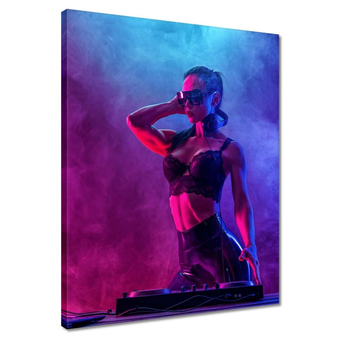 Obraz DJka Kobieta Dym, 40x50cm - ZeSmakiem | Sklep EMPIK.COM