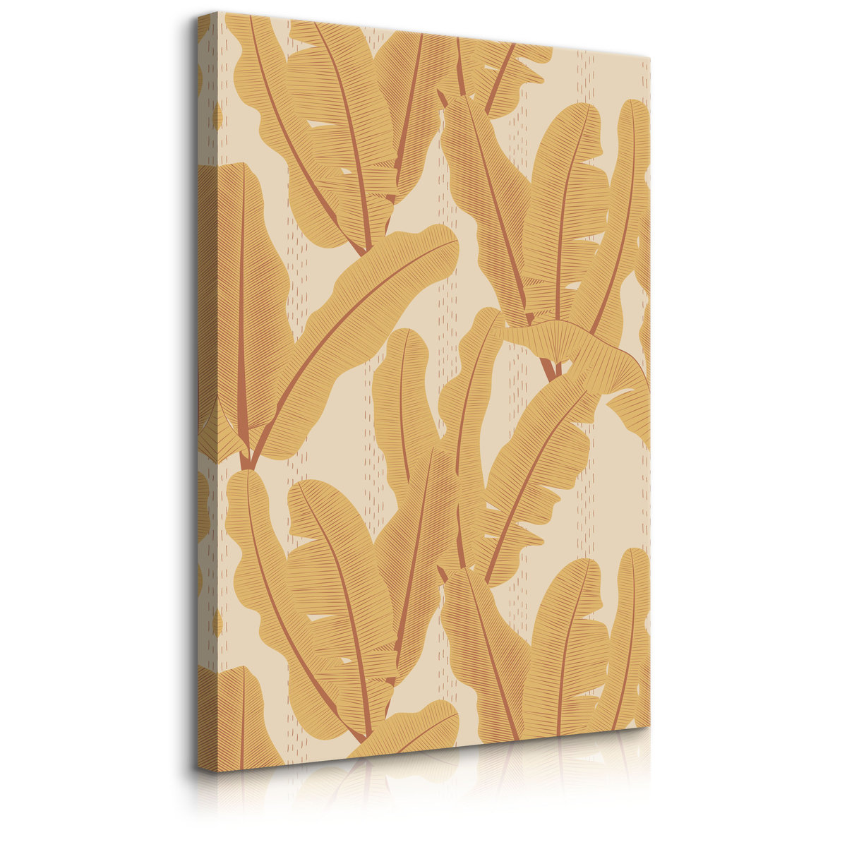 Obraz Do Sypialni Liście Bananowe Abstrakcja Styl Boho 40cm X 50cm ...