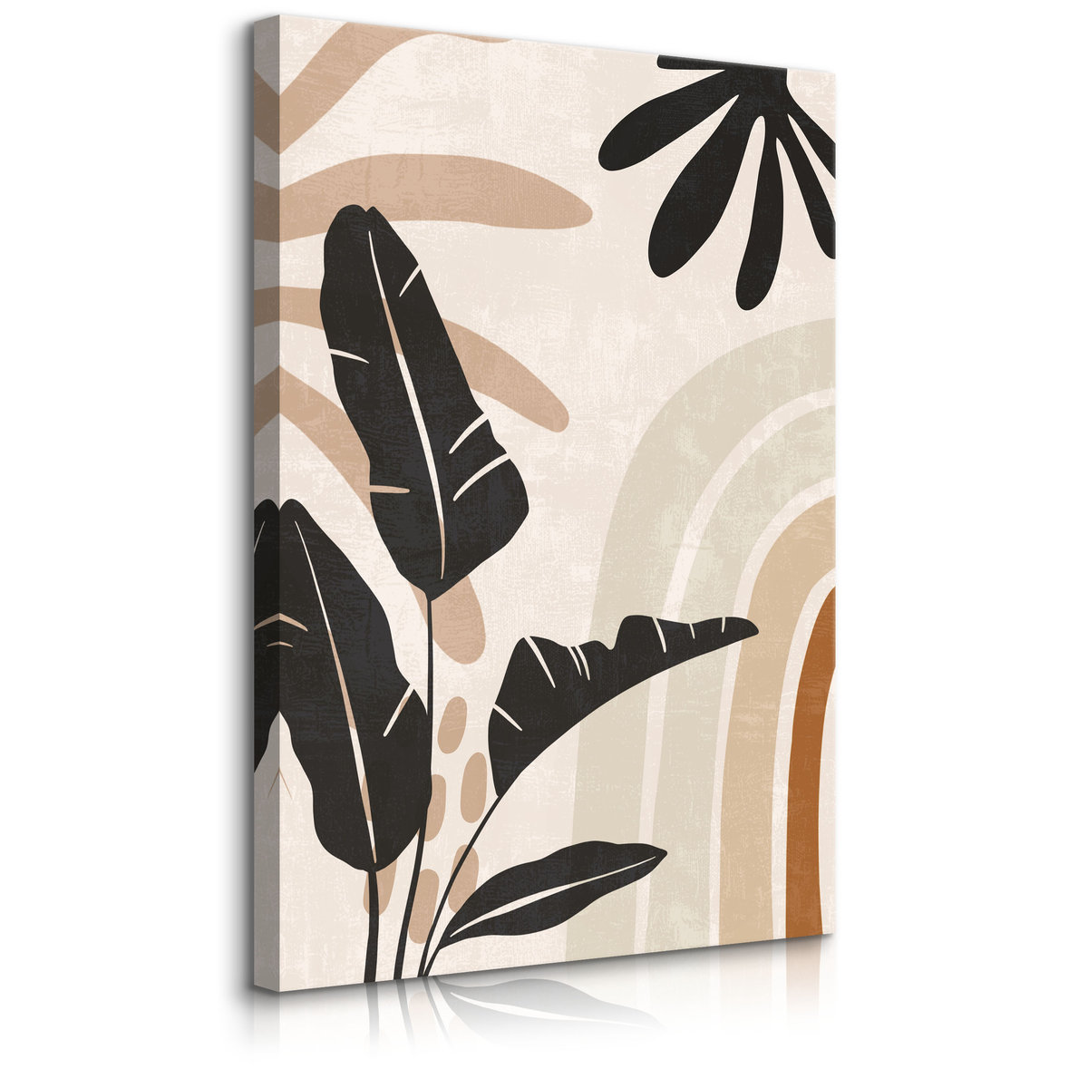 Obraz Do Sypialni Liście Bananowe Styl Boho Natura Abstrakcja 20cm x ...