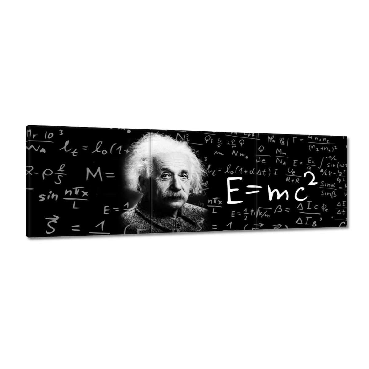 Obraz E=MC2 Albert Einstein, 150x50cm - ZeSmakiem | Sklep EMPIK.COM
