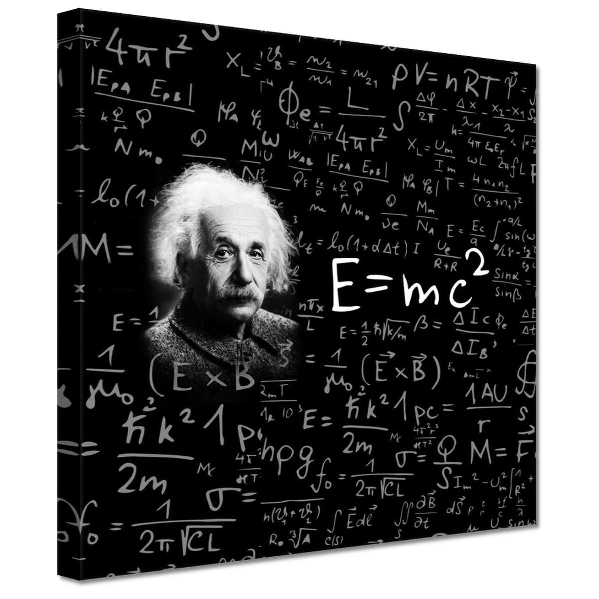 Obraz E=MC2 Albert Einstein, 20x20cm - ZeSmakiem | Sklep EMPIK.COM
