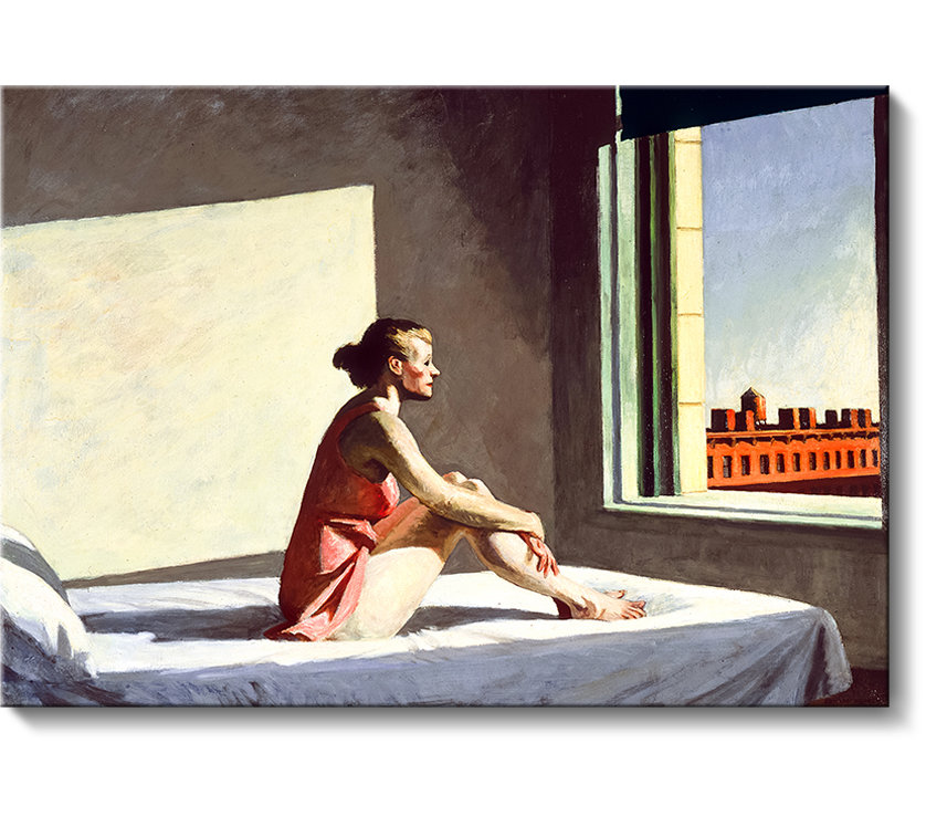Obraz - Edward Hopper, Morning Sun, 100x70 cm, / PRINTORAMA ...