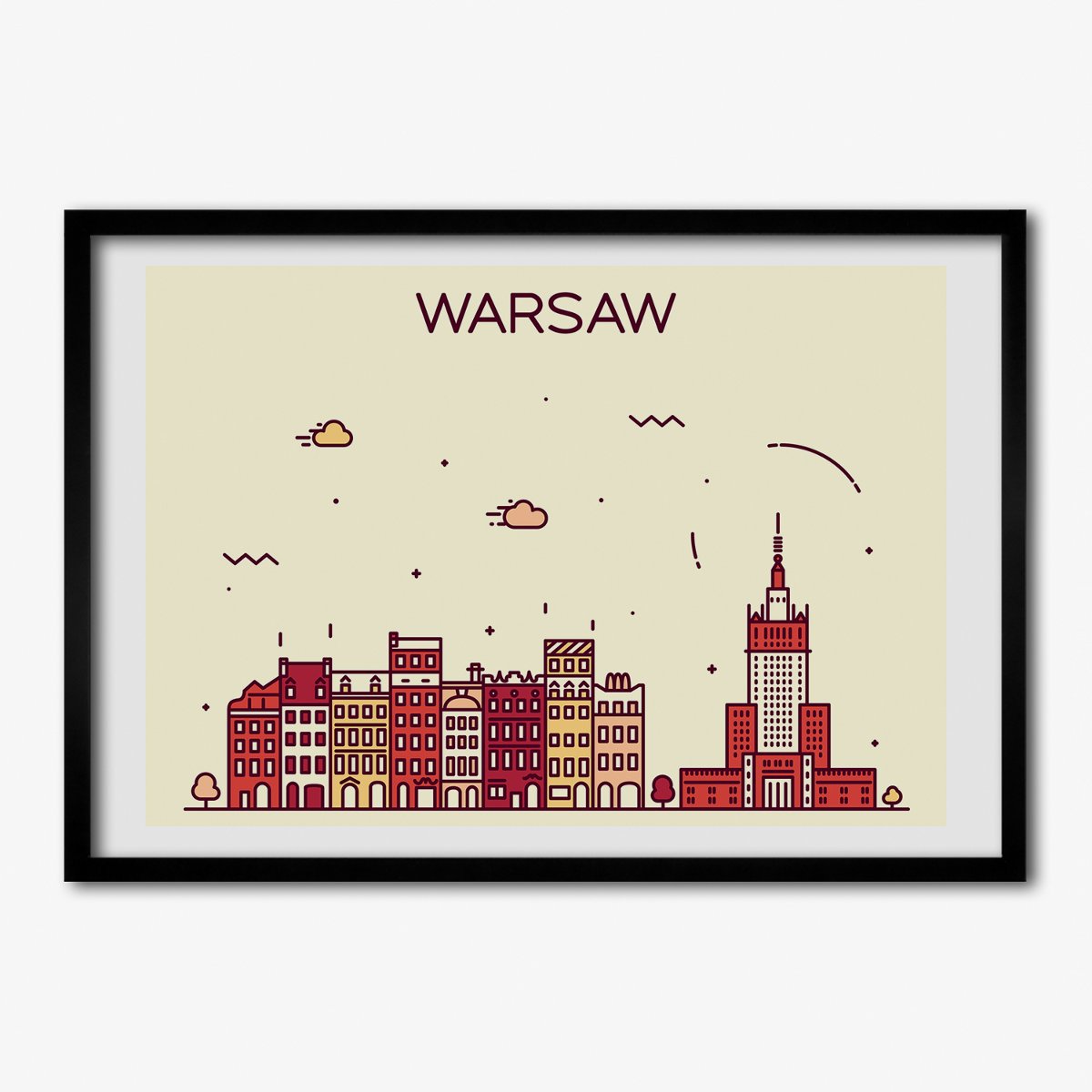 Obraz foto w ramce TULUP Warszawa Polska 70x50 cm cm - Tulup | Sklep ...