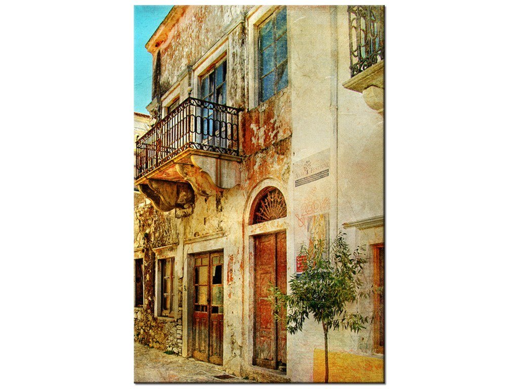 Obraz, Grecka uliczka, 60x90 cm - Oobrazy | Sklep EMPIK.COM