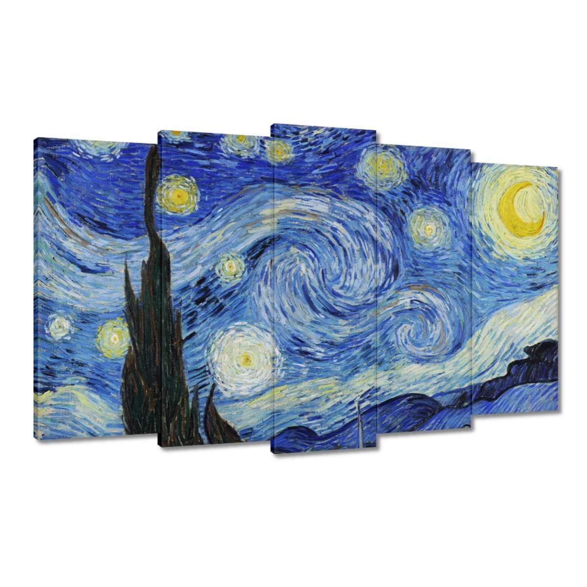 Obraz Gwiaździsta Noc Van Gogh, 100x60cm - ZeSmakiem | Sklep EMPIK.COM