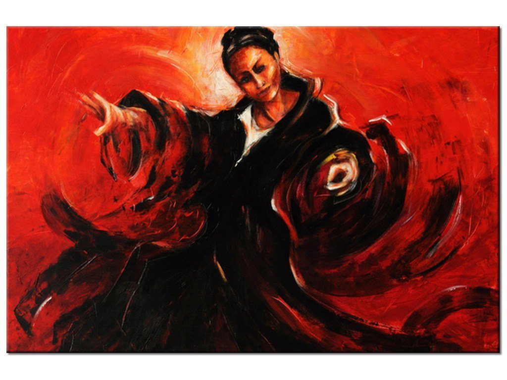 Obraz Hiszpańska tancerka, 120x80 cm - Oobrazy | Sklep EMPIK.COM