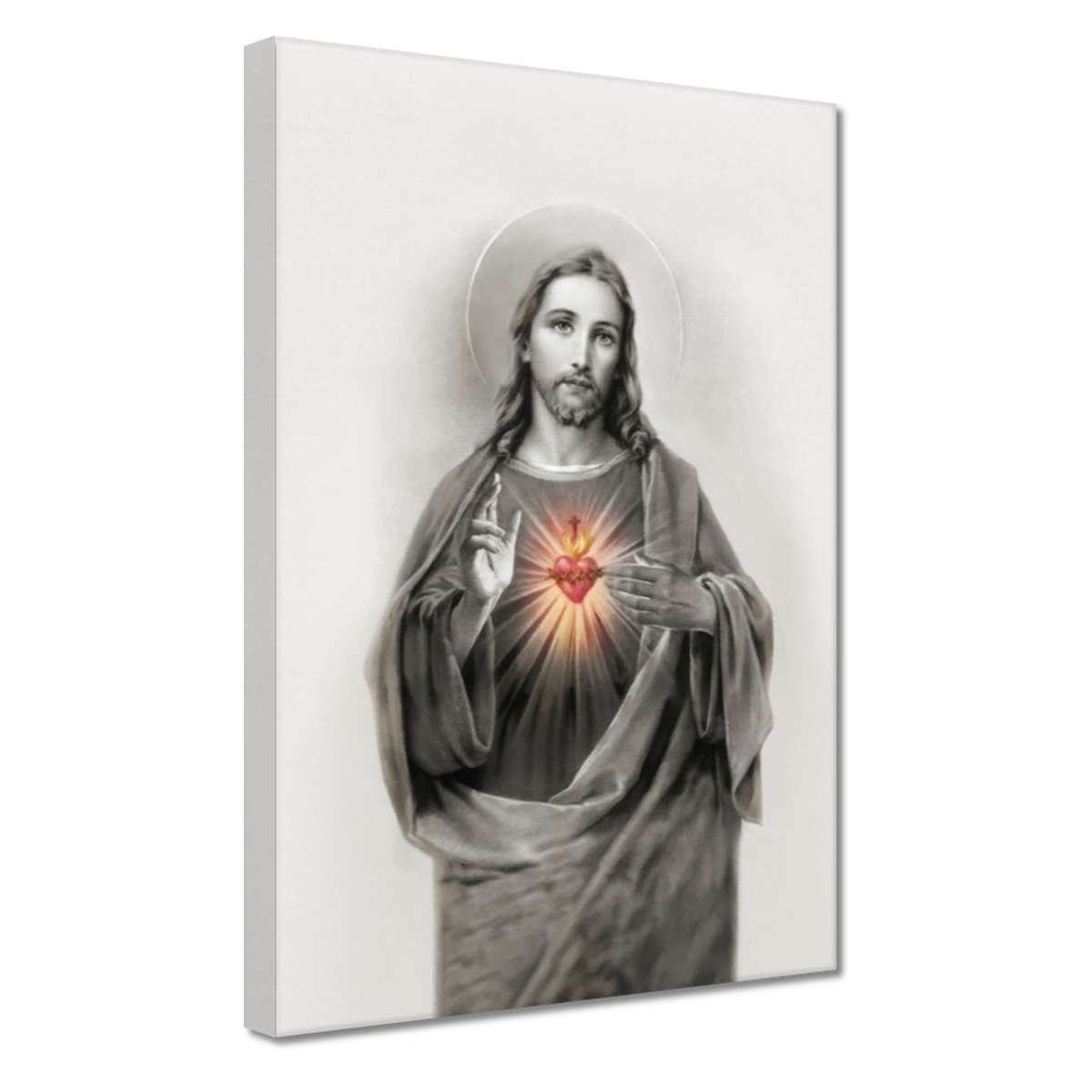 Obraz Jezus Chrystus Król Serce, 20x30cm - ZeSmakiem | Sklep EMPIK.COM