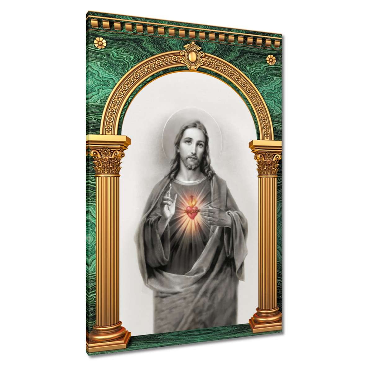 Obraz Jezus Chrystus Król Serce, 40x60cm - ZeSmakiem | Sklep EMPIK.COM