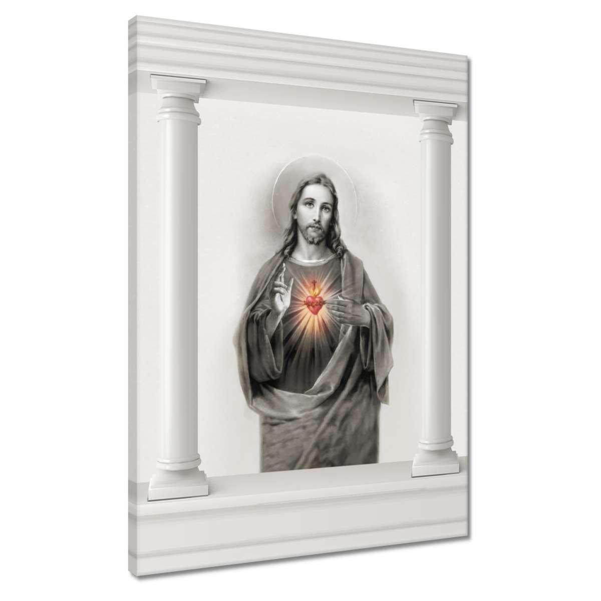 Obraz Jezus Chrystus Król Serce, 50x70cm - ZeSmakiem | Sklep EMPIK.COM