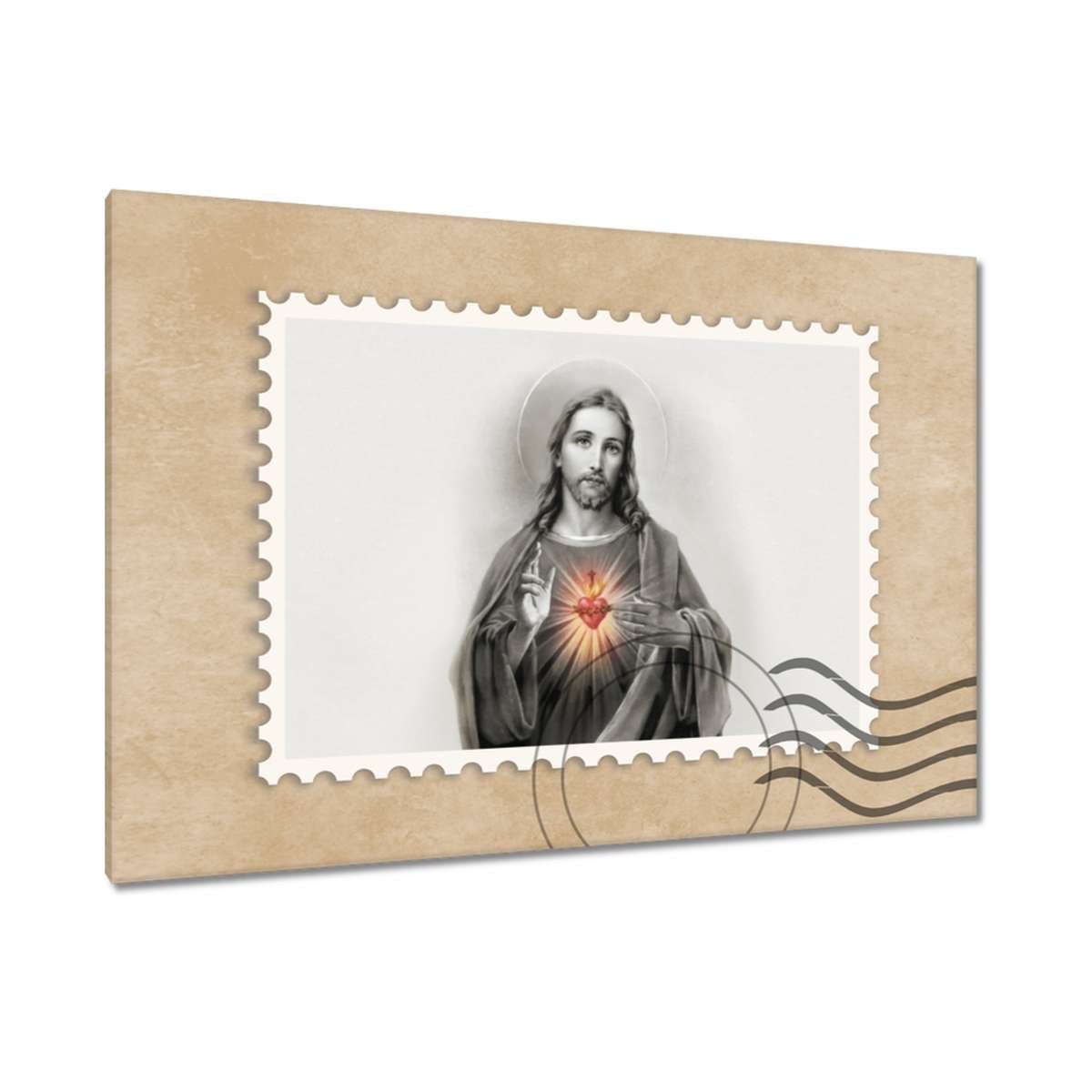 Obraz Jezus Chrystus Król Serce, 60x40cm - ZeSmakiem | Sklep EMPIK.COM