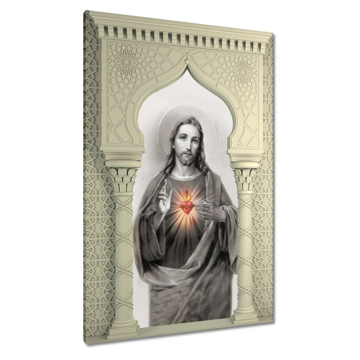 Obraz Jezus Chrystus Król Serce, 60x90cm - ZeSmakiem | Sklep EMPIK.COM