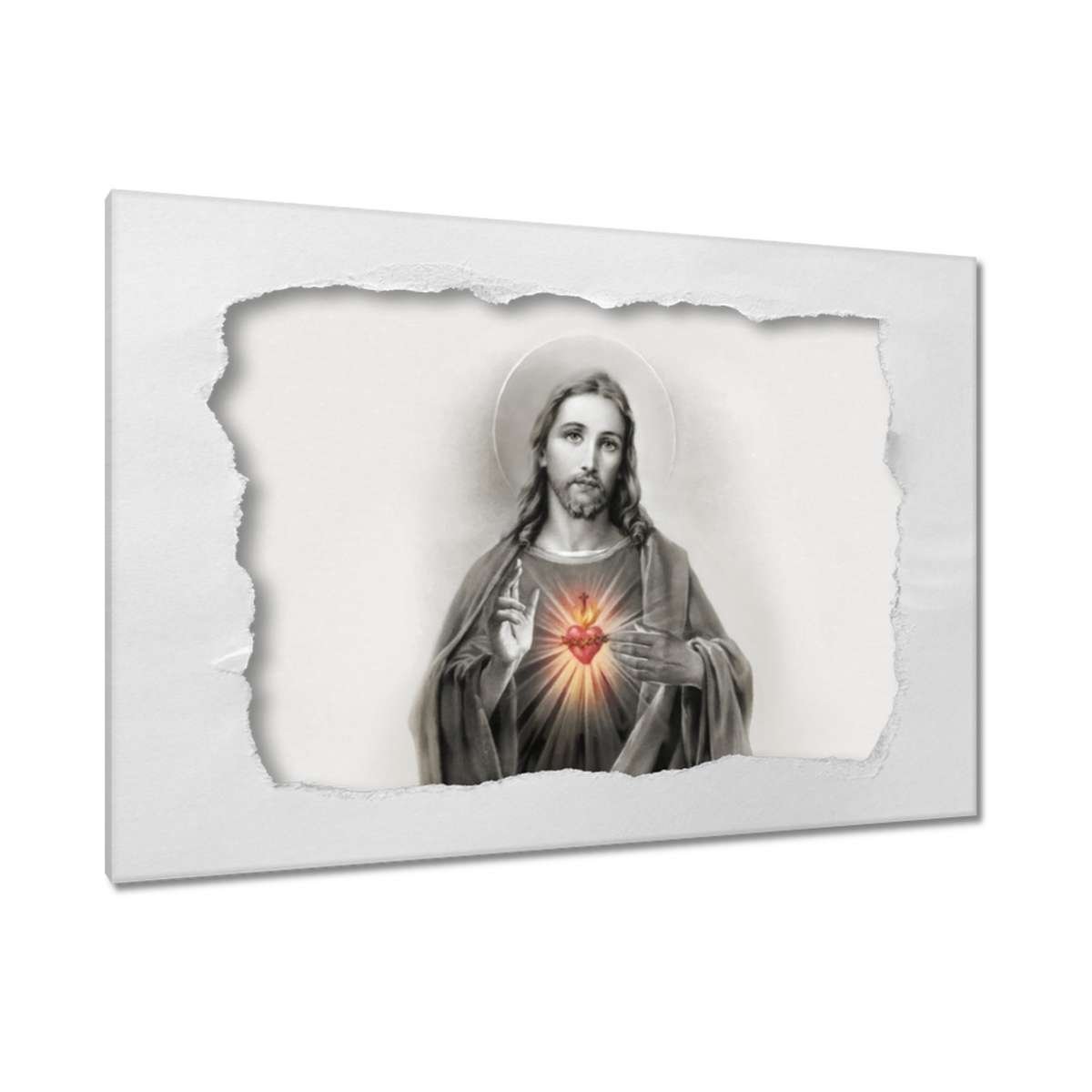 Obraz Jezus Chrystus Król Serce, 90x60cm - ZeSmakiem | Sklep EMPIK.COM