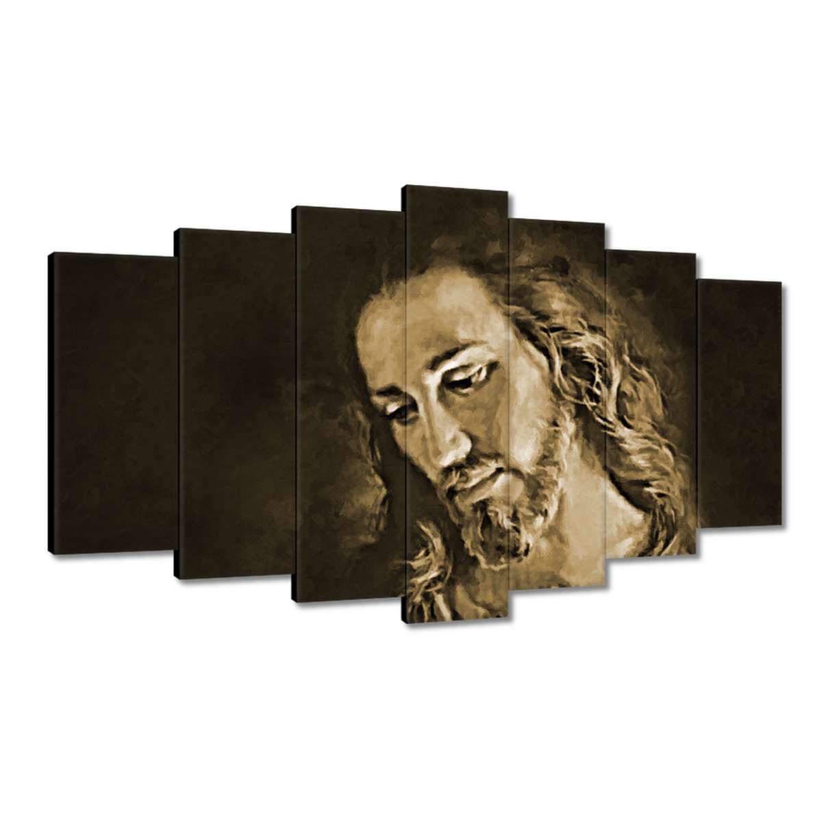 Obraz Jezus Chrystus Sepia, 140x80cm - ZeSmakiem | Sklep EMPIK.COM